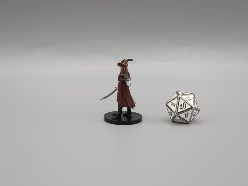 BEHOLD! A Pirate Captain Miniature! Hand Painted or Primed - D&D ...
