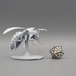 BEHOLD! A Giant Wasp Miniature! Hand Painted or Primed - D&D / TTRPG ...