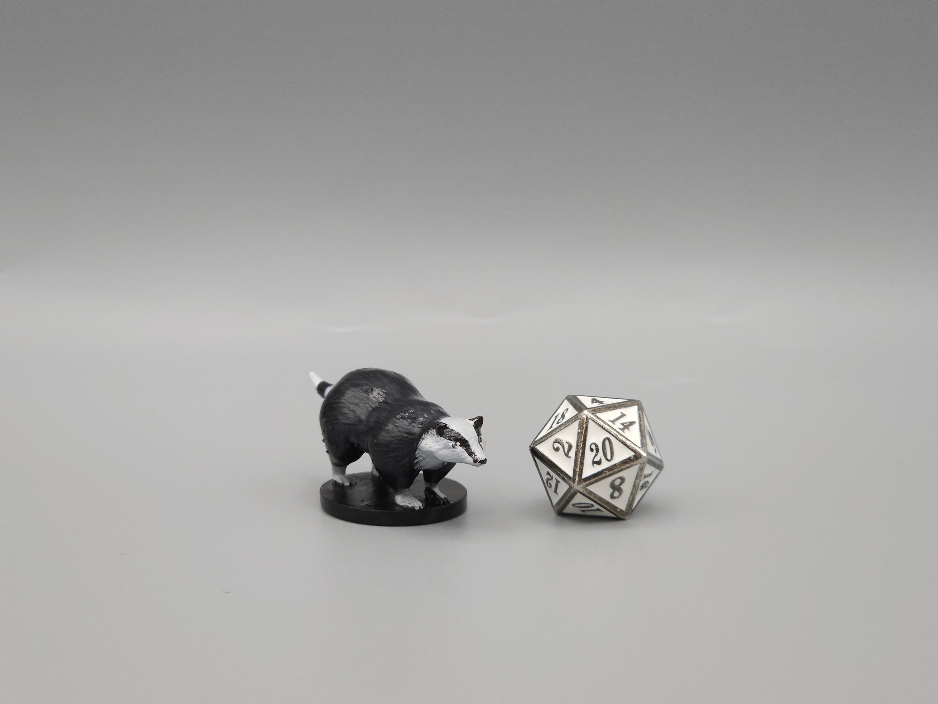 BEHOLD! A Giant Badger Miniature! Hand Painted or Primed - D&D / TTRPG ...