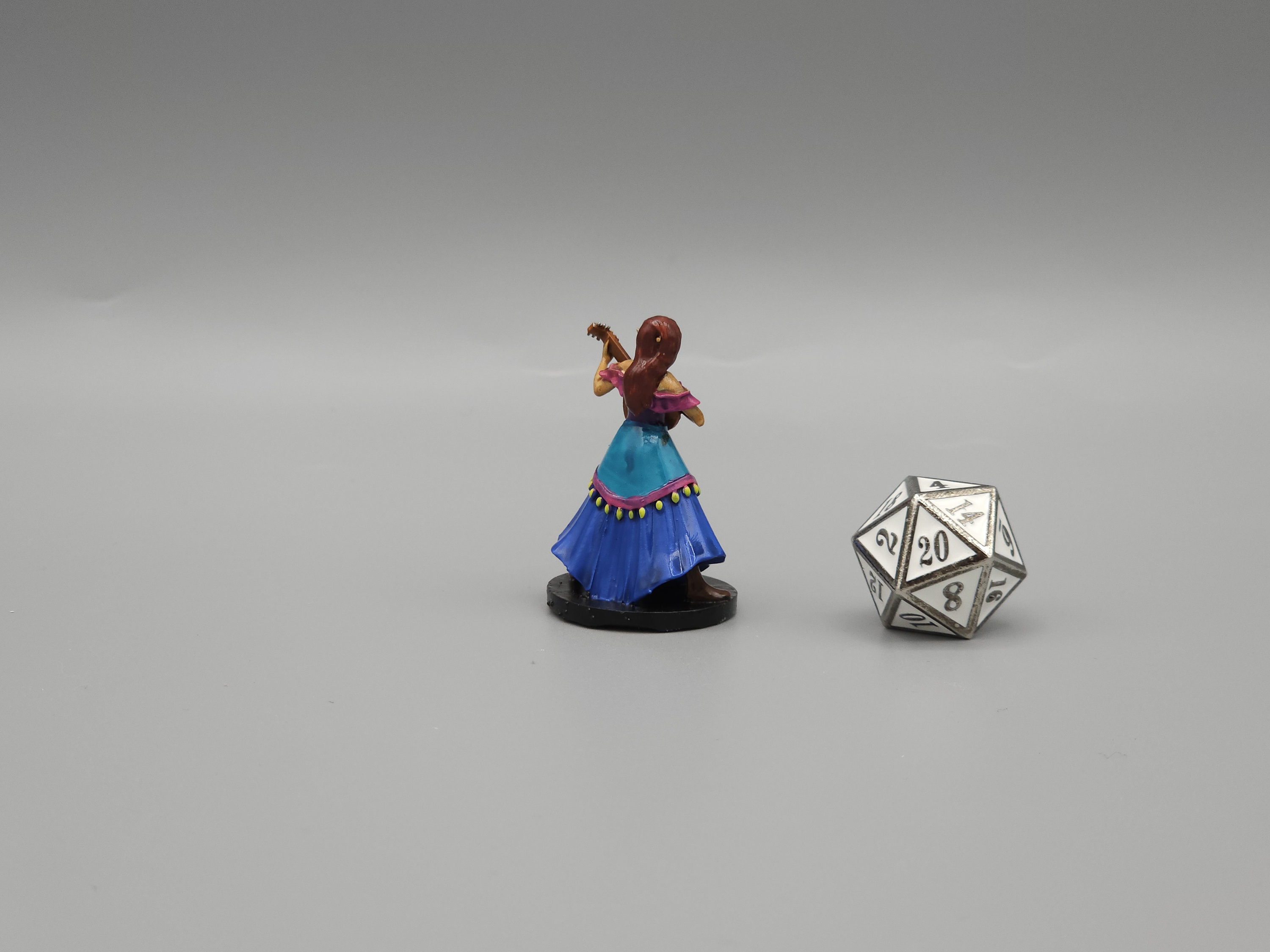 BEHOLD! A Half Elf Bard Miniature! Hand Painted or Primed - D&D / TTRPG ...