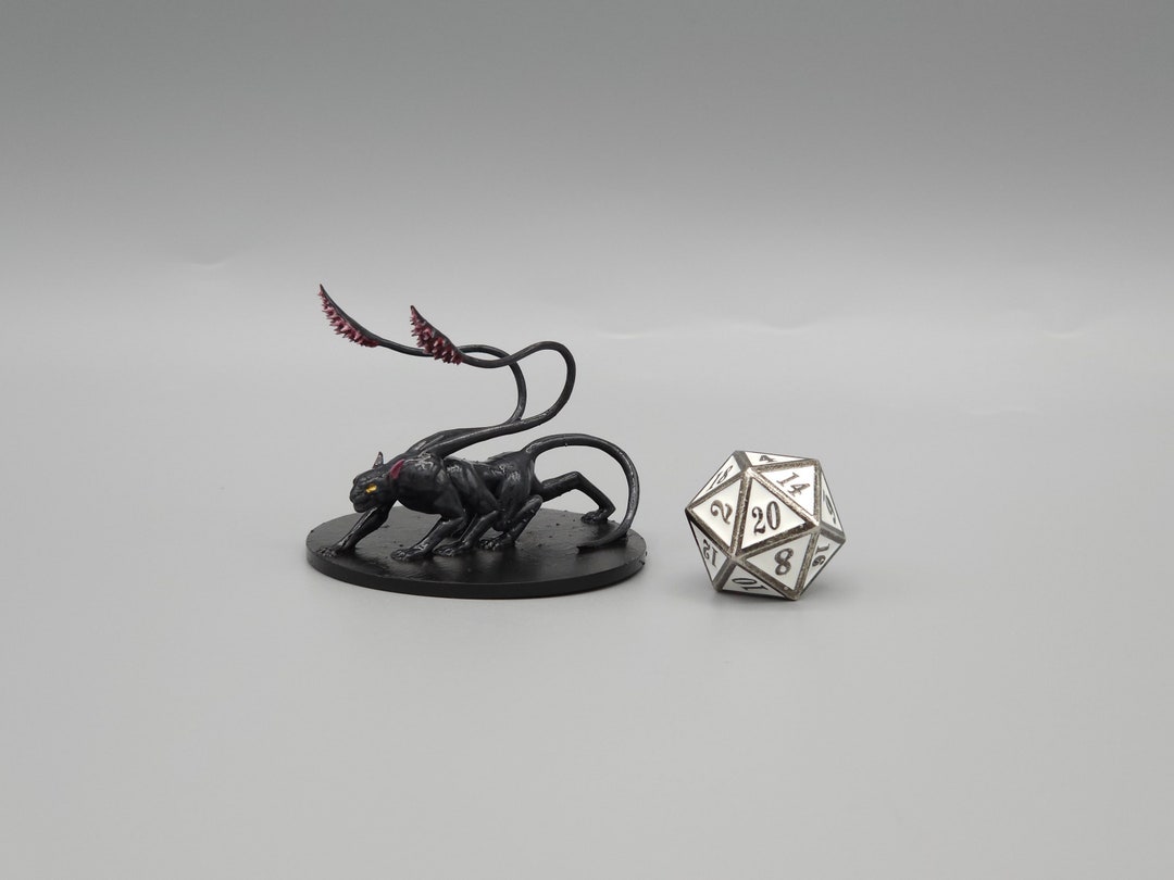 BEHOLD A Displacer Beast Miniature Hand Painted or Primed D&D / TTRPG ...