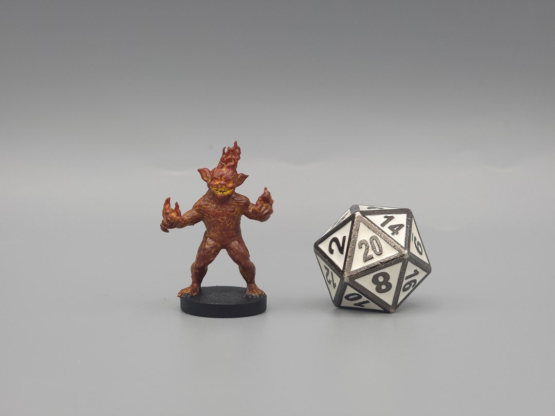 BEHOLD A Magmin Miniature Hand Painted or Primed D&D / TTRPG Minis 8k ...