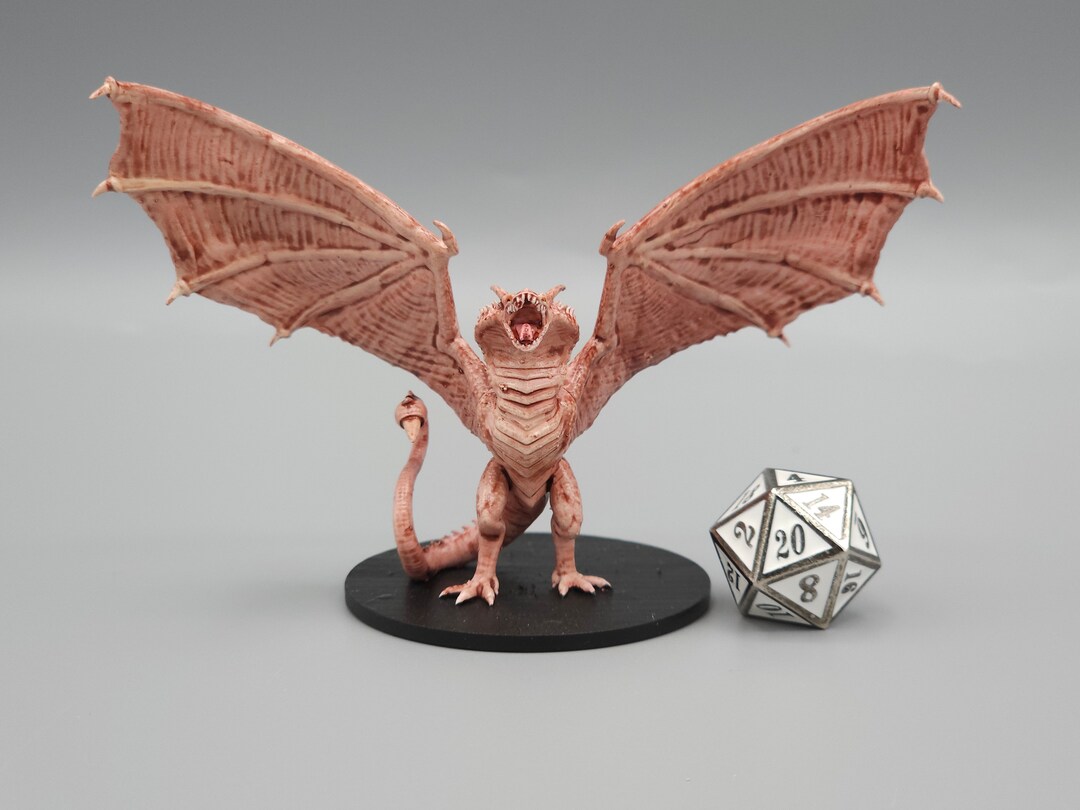 BEHOLD! A Wyvern Miniature! Hand Painted or Primed - D&D / TTRPG Minis ...