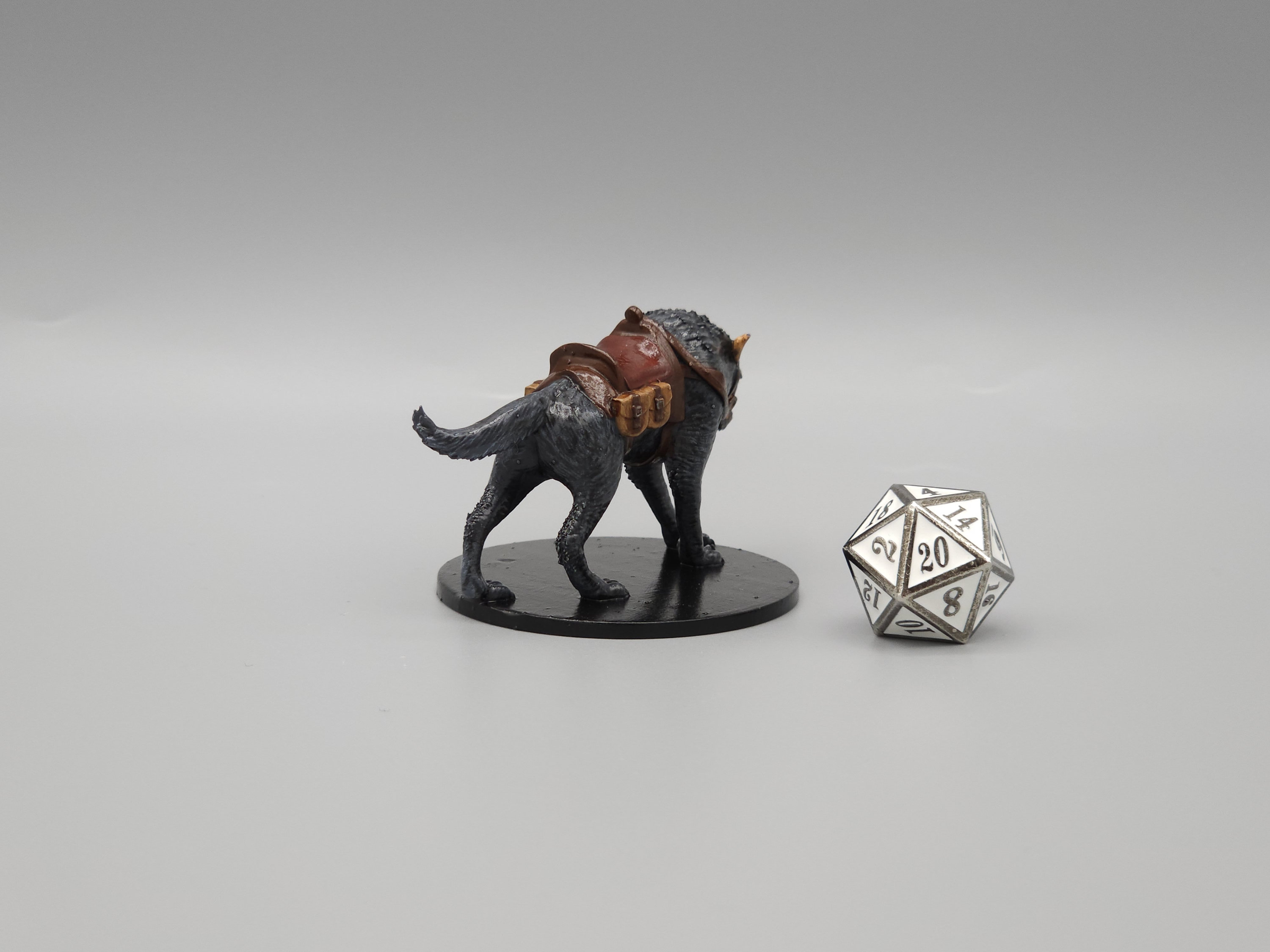 BEHOLD! A Worg Mount Miniature! Hand Painted or Primed - D&D / TTRPG ...