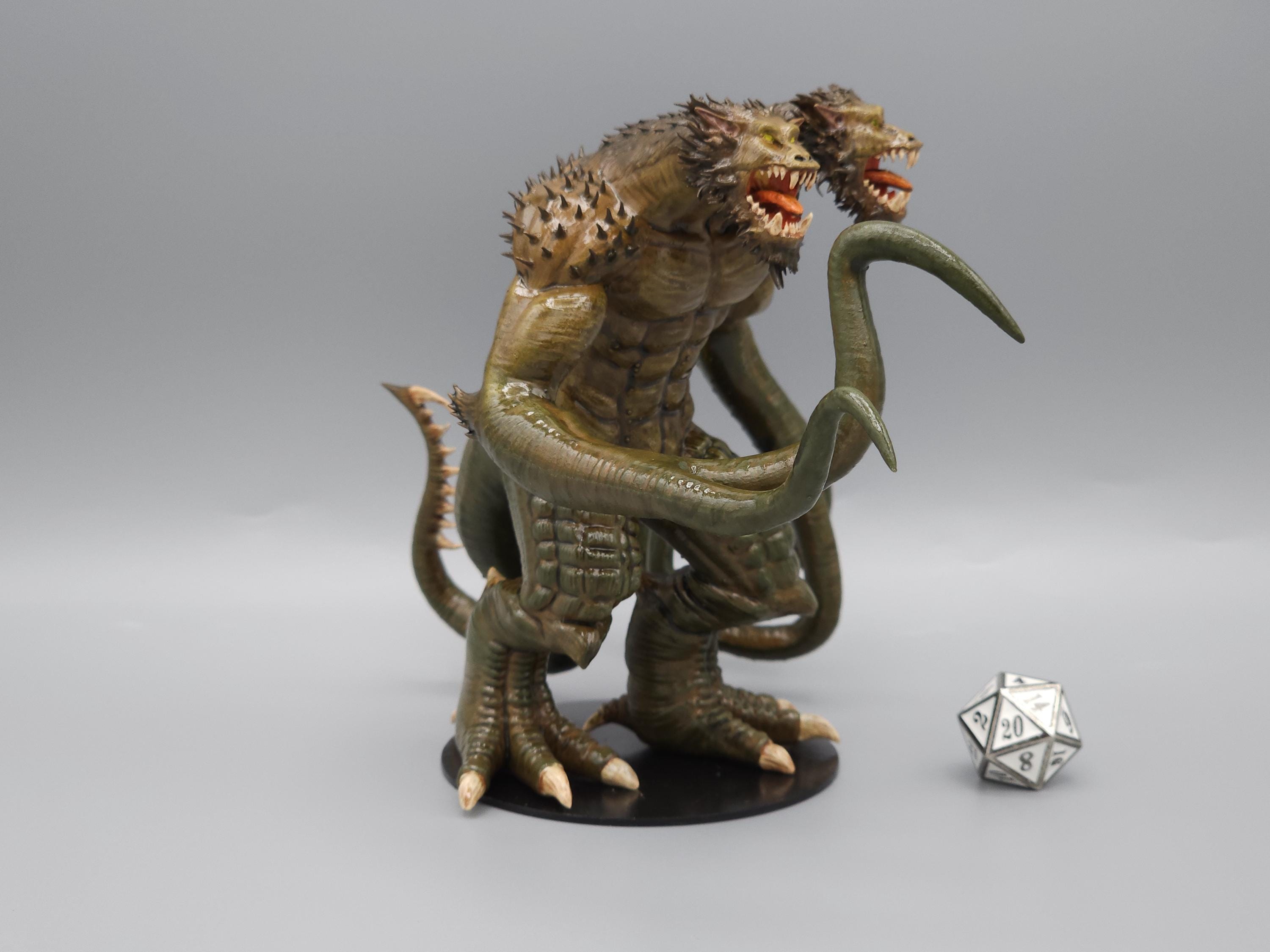 BEHOLD! the Demogorgon Miniature! Hand Painted or Primed - D&D / TTRPG ...