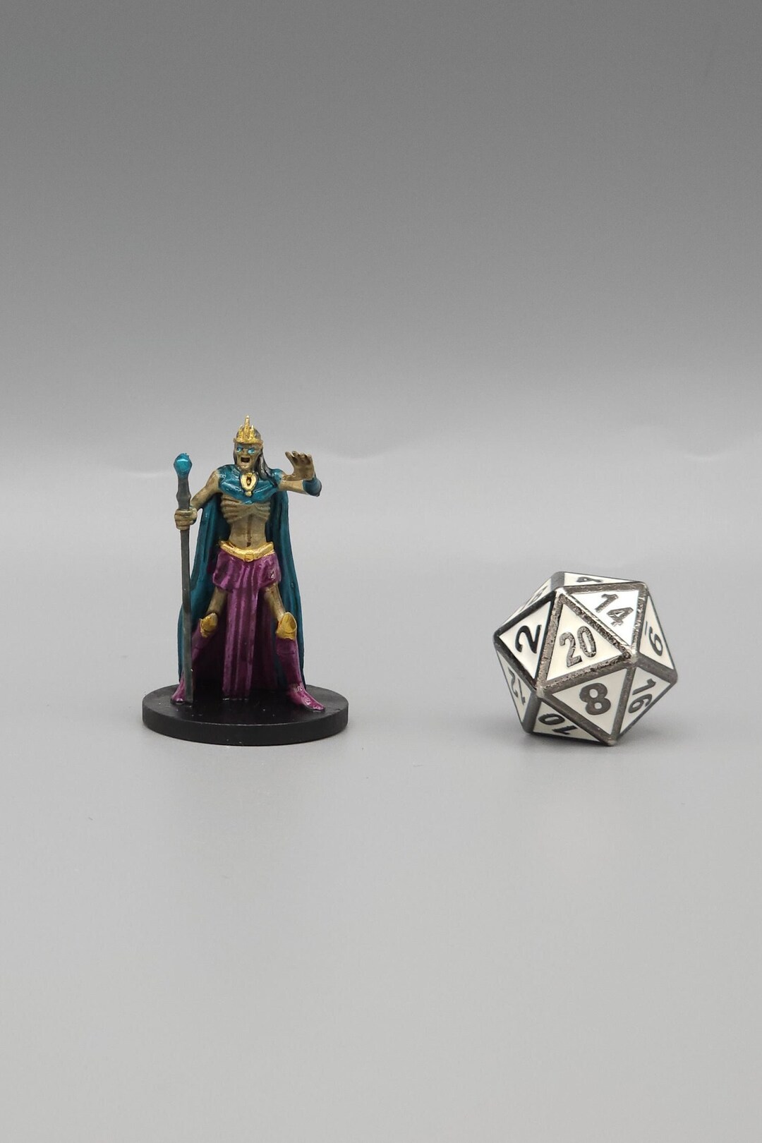 BEHOLD! A Deathlock Mastermind Miniature! Hand Painted or Primed - D&D ...