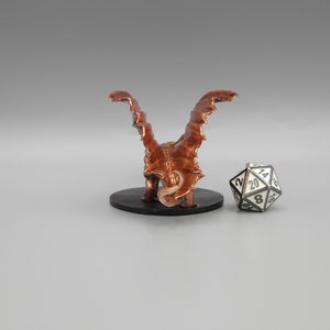BEHOLD A Young Copper Dragon Miniature Hand Painted or Primed D&D ...