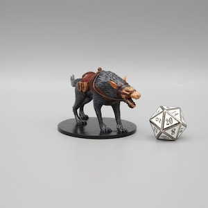 BEHOLD! A Worg Mount Miniature! Hand Painted or Primed - D&D / TTRPG ...