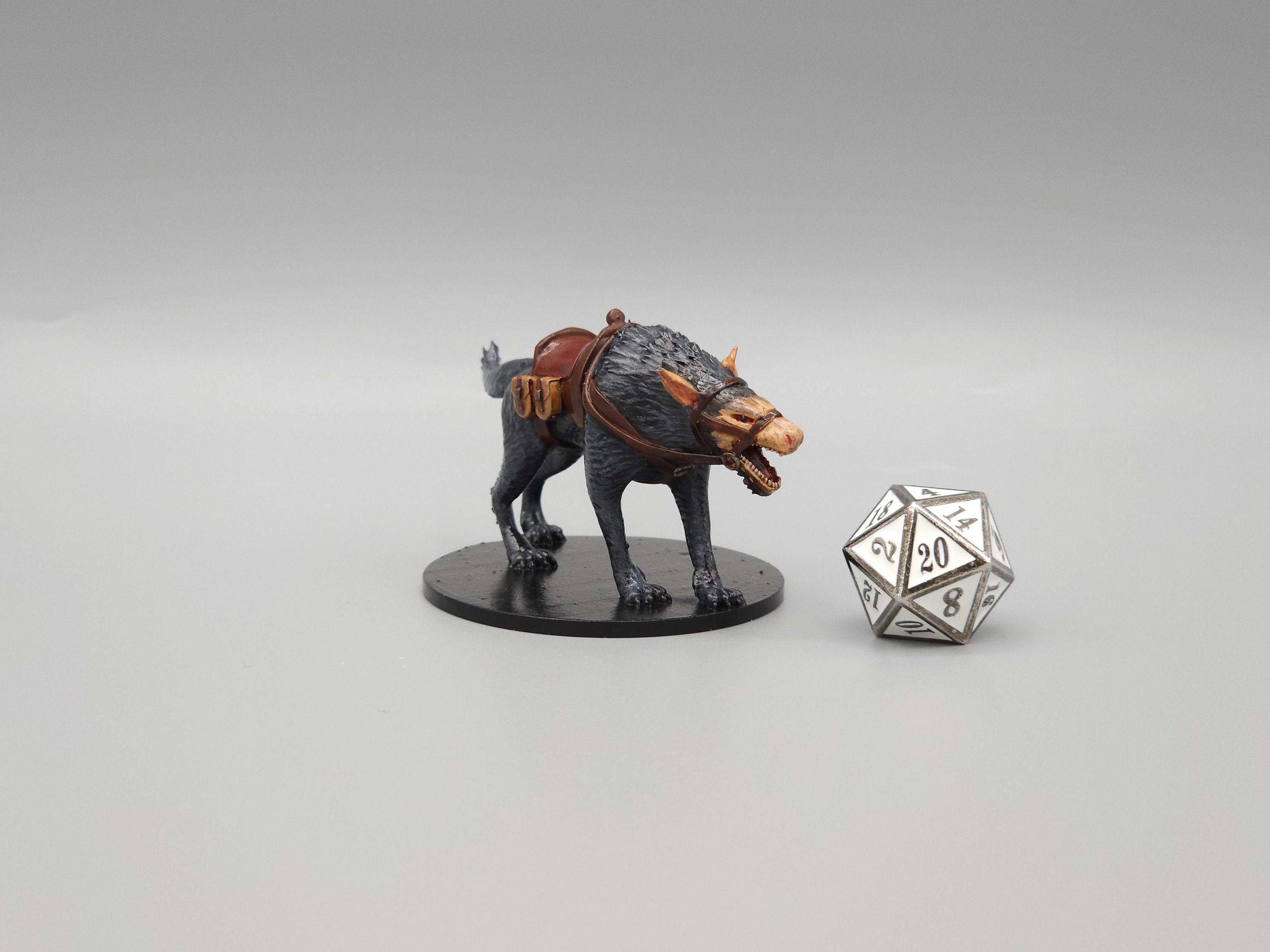 BEHOLD! A Worg Mount Miniature! Hand Painted or Primed - D&D / TTRPG ...