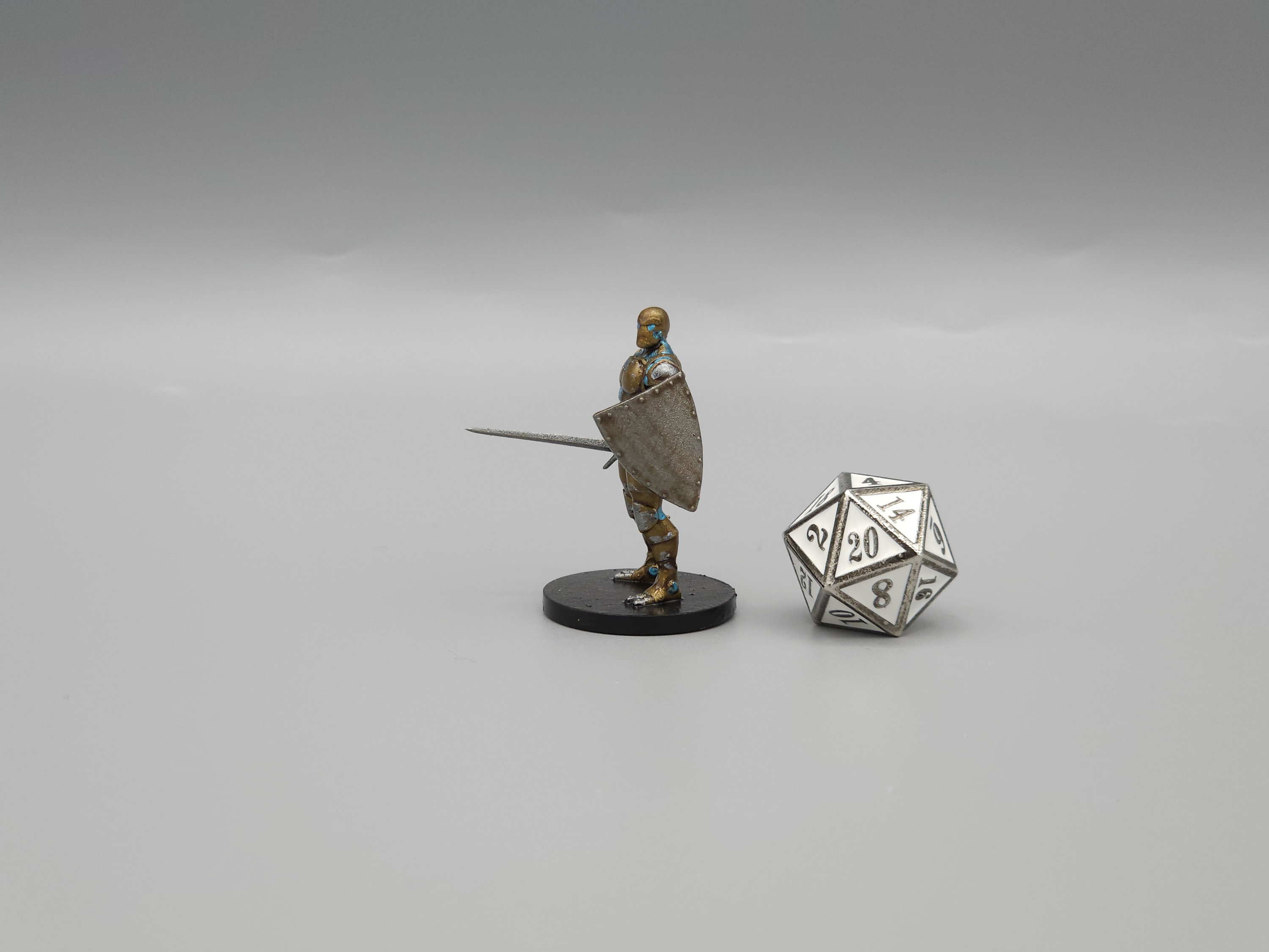 BEHOLD! A Warforged Fighter Miniature! Hand Painted or Primed - D&D ...