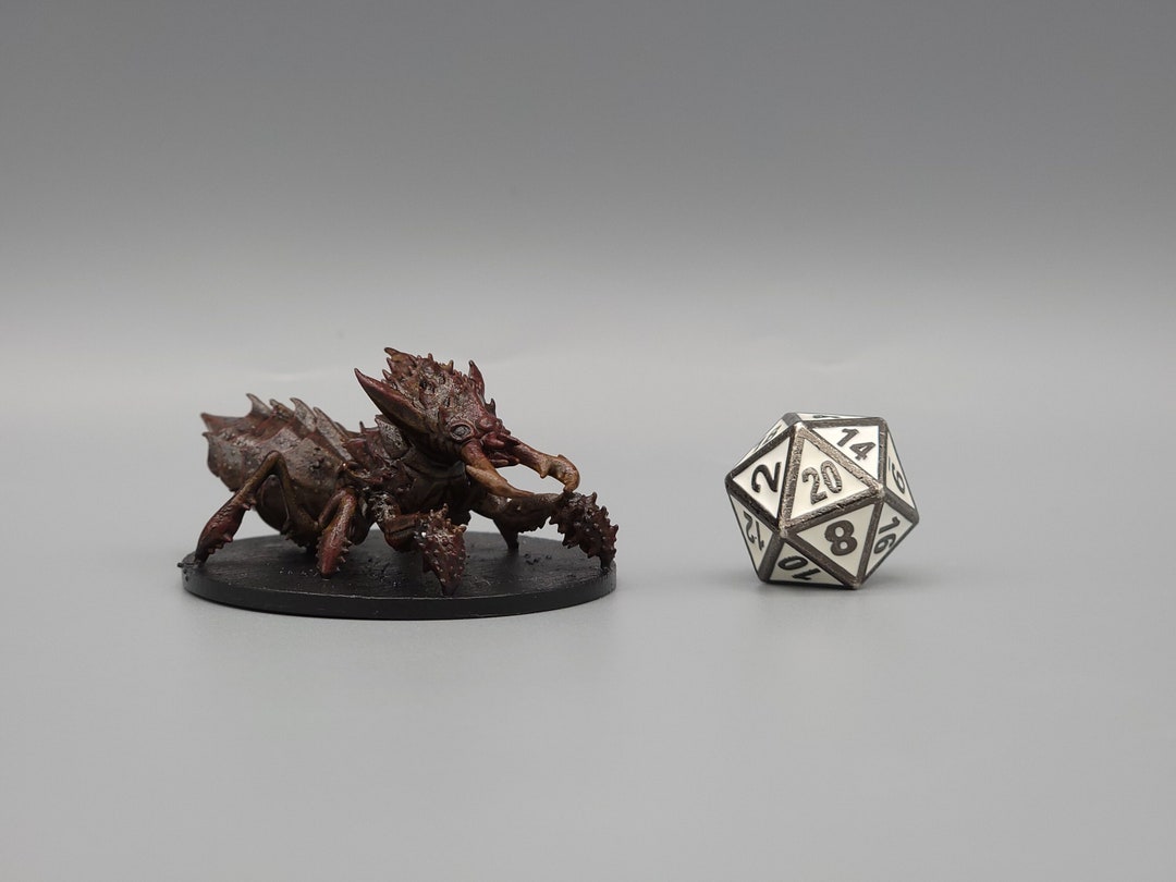 BEHOLD! an Ankheg Miniature! Hand Painted or Primed - D&D / TTRPG Minis ...