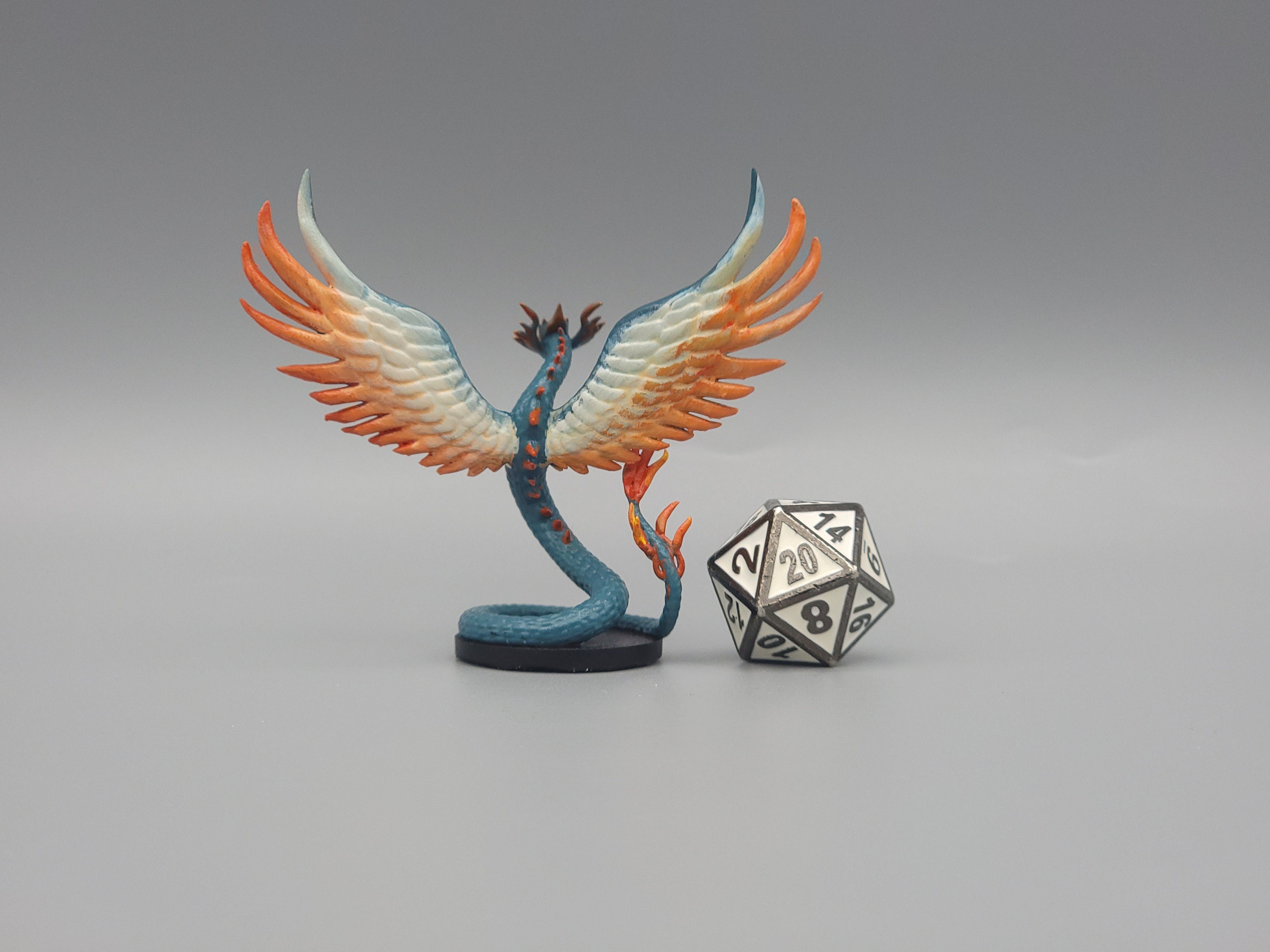 BEHOLD! A Couatl Miniature! Hand Painted or Primed - D&D / TTRPG Minis ...