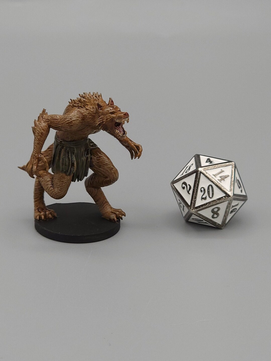 BEHOLD! A Werewolf Miniature! Hand Painted or Primed - D&D / TTRPG ...