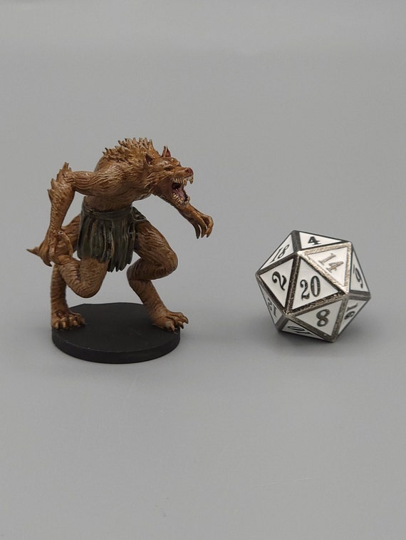 BEHOLD A Werewolf Miniature Hand Painted or Primed D&D / - Etsy