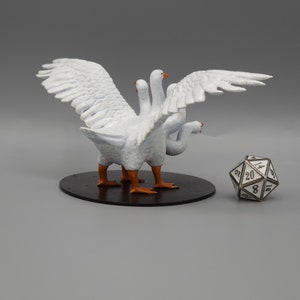 BEHOLD! A Goose Hydra Miniature! Hand Painted or Primed - D&D / TTRPG ...