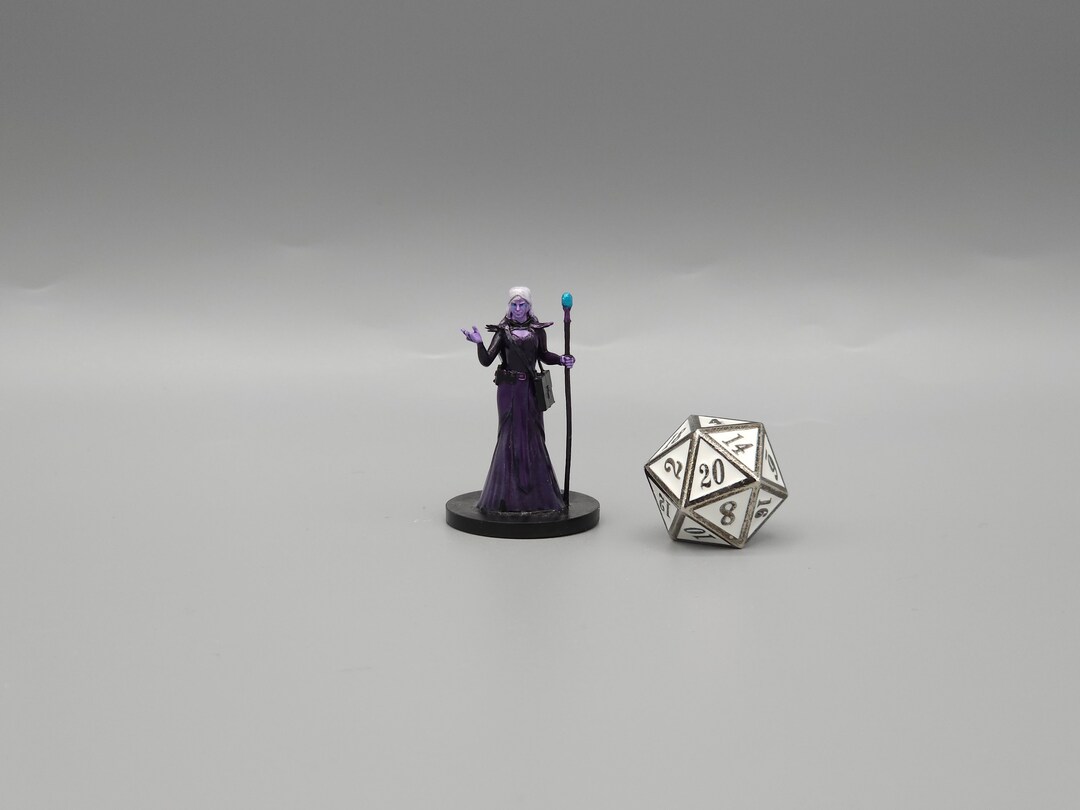 BEHOLD! A Drow Spell Caster Miniature! Hand Painted or Primed - D&D ...