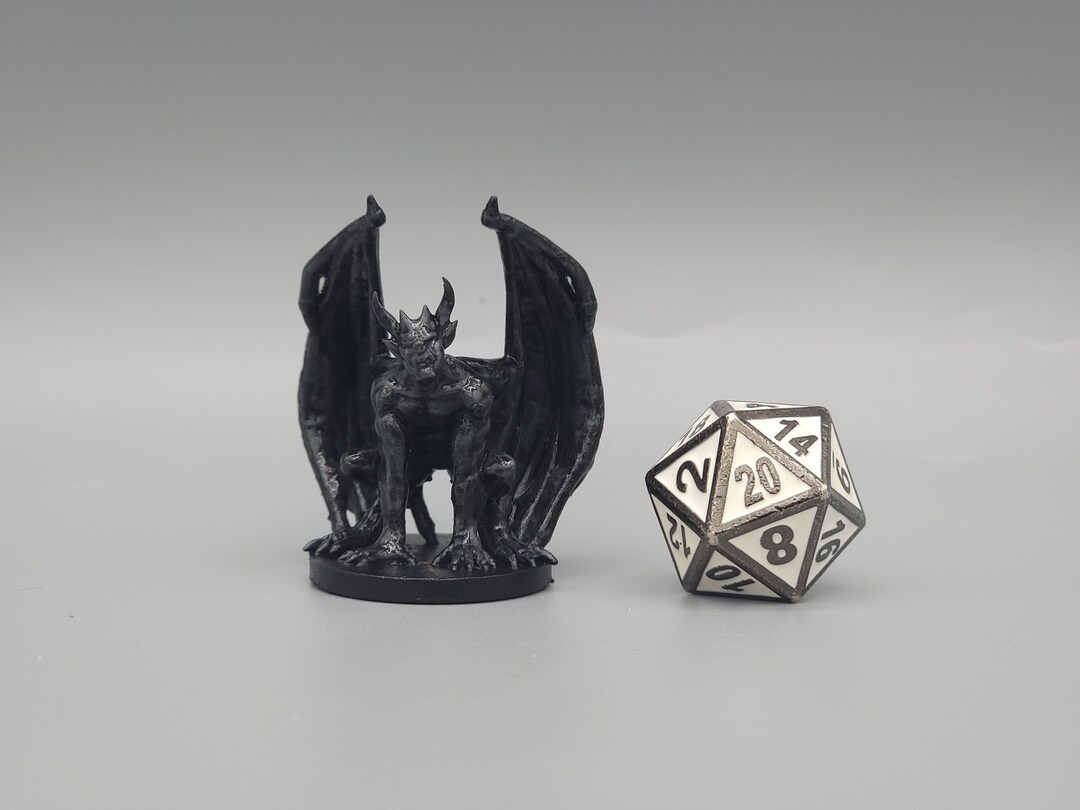 BEHOLD! A Gargoyle Miniature! Hand Painted or Primed - D&D / TTRPG ...