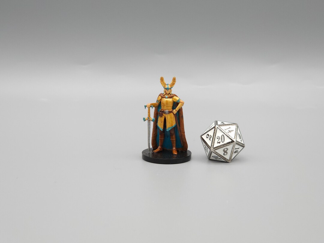 BEHOLD! A Human Fighter Miniature! Hand Painted or Primed - D&D / TTRPG ...