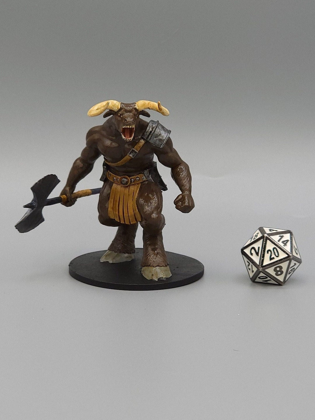 BEHOLD! A Minotaur Miniature! - Hand Painted or Primed - TTRPG D&D Mini ...