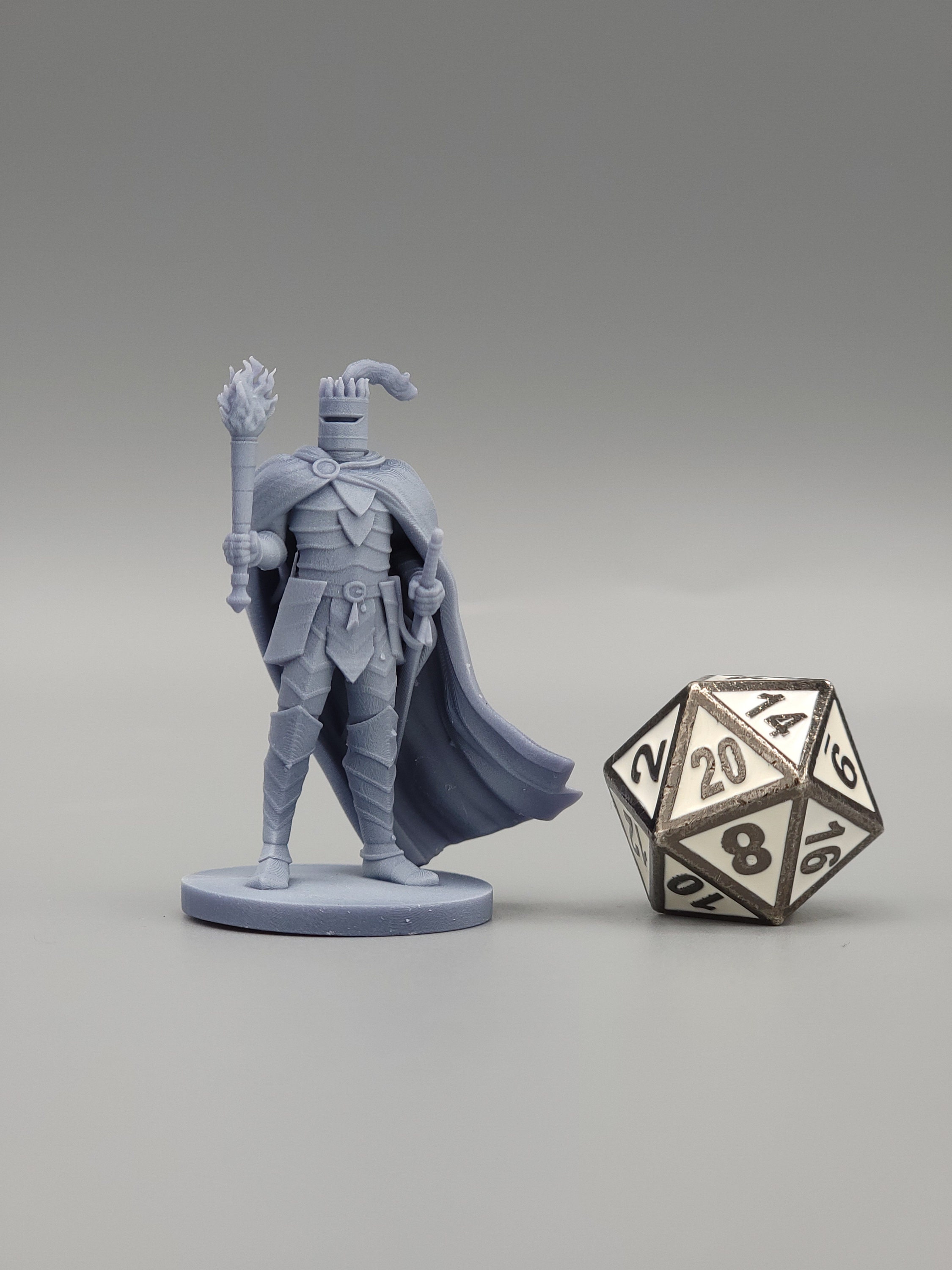 BEHOLD! A Death Knight Miniature! Painted or Primed - D&D / TTRPG Minis ...