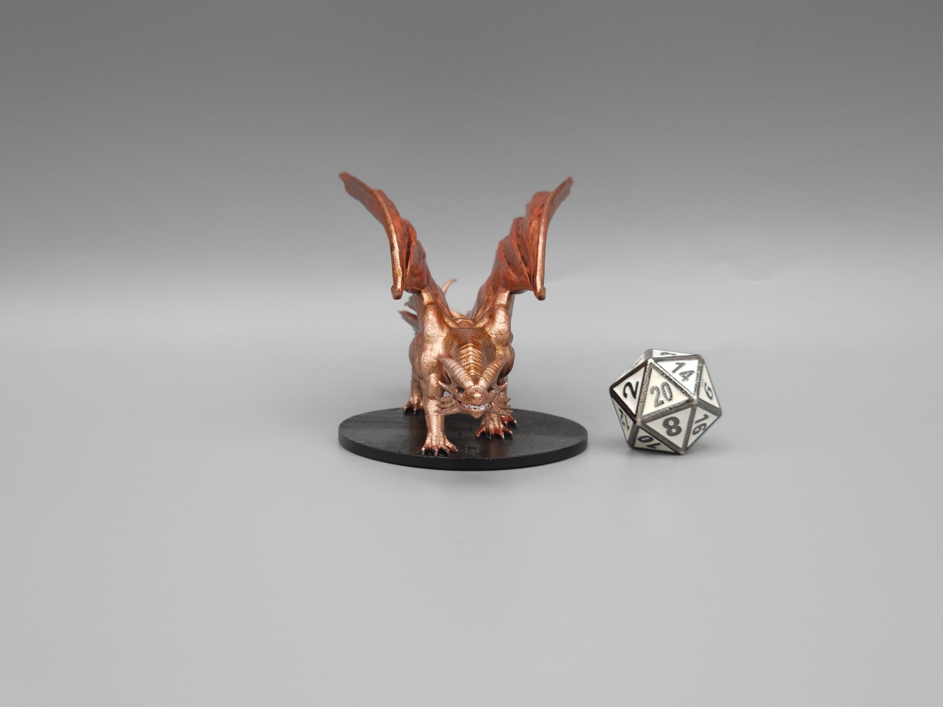 BEHOLD A Young Copper Dragon Miniature Hand Painted or - Etsy Australia