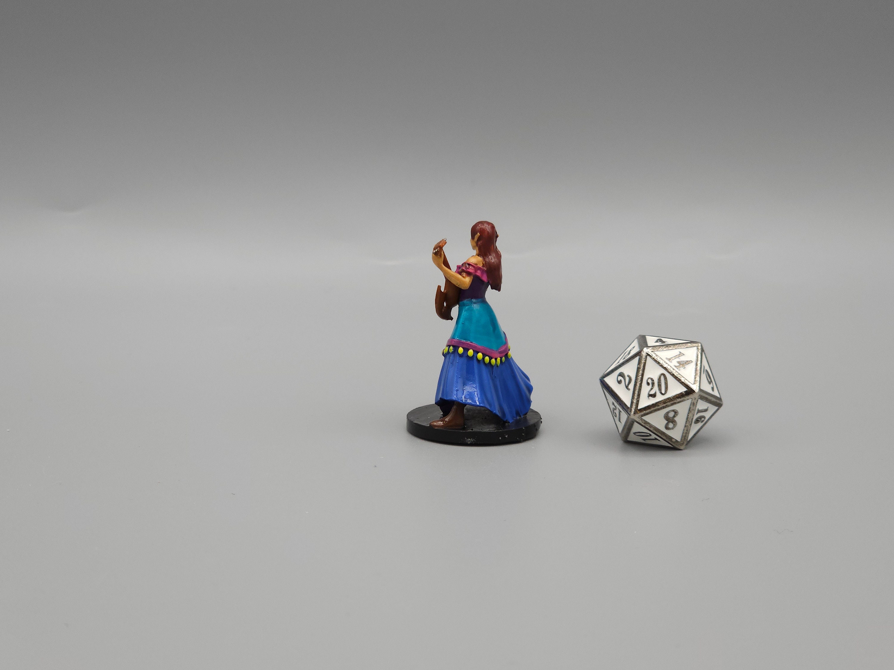 BEHOLD! A Half Elf Bard Miniature! Hand Painted or Primed - D&D / TTRPG ...