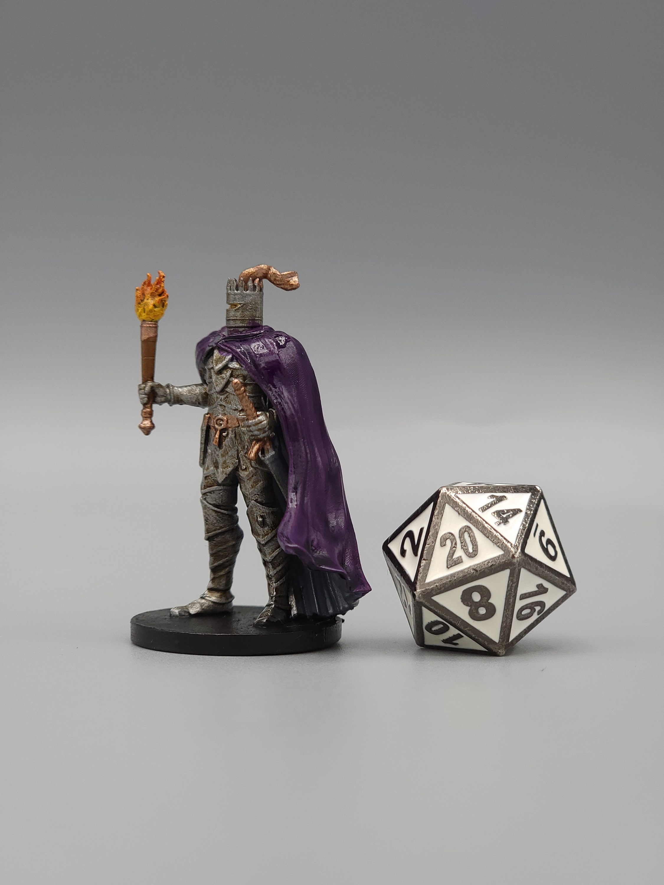 BEHOLD! A Death Knight Miniature! Painted or Primed - D&D / TTRPG Minis ...