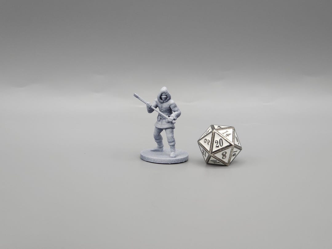 BEHOLD! A Winter Bandit Miniature! Hand Painted or Primed - D&D / TTRPG ...