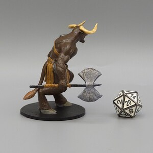 BEHOLD! A Minotaur Miniature! - Hand Painted or Primed - TTRPG D&D Mini ...