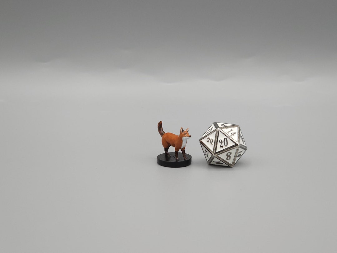 BEHOLD! A Fox Miniature! Hand Painted or Primed - D&D / TTRPG Minis ...