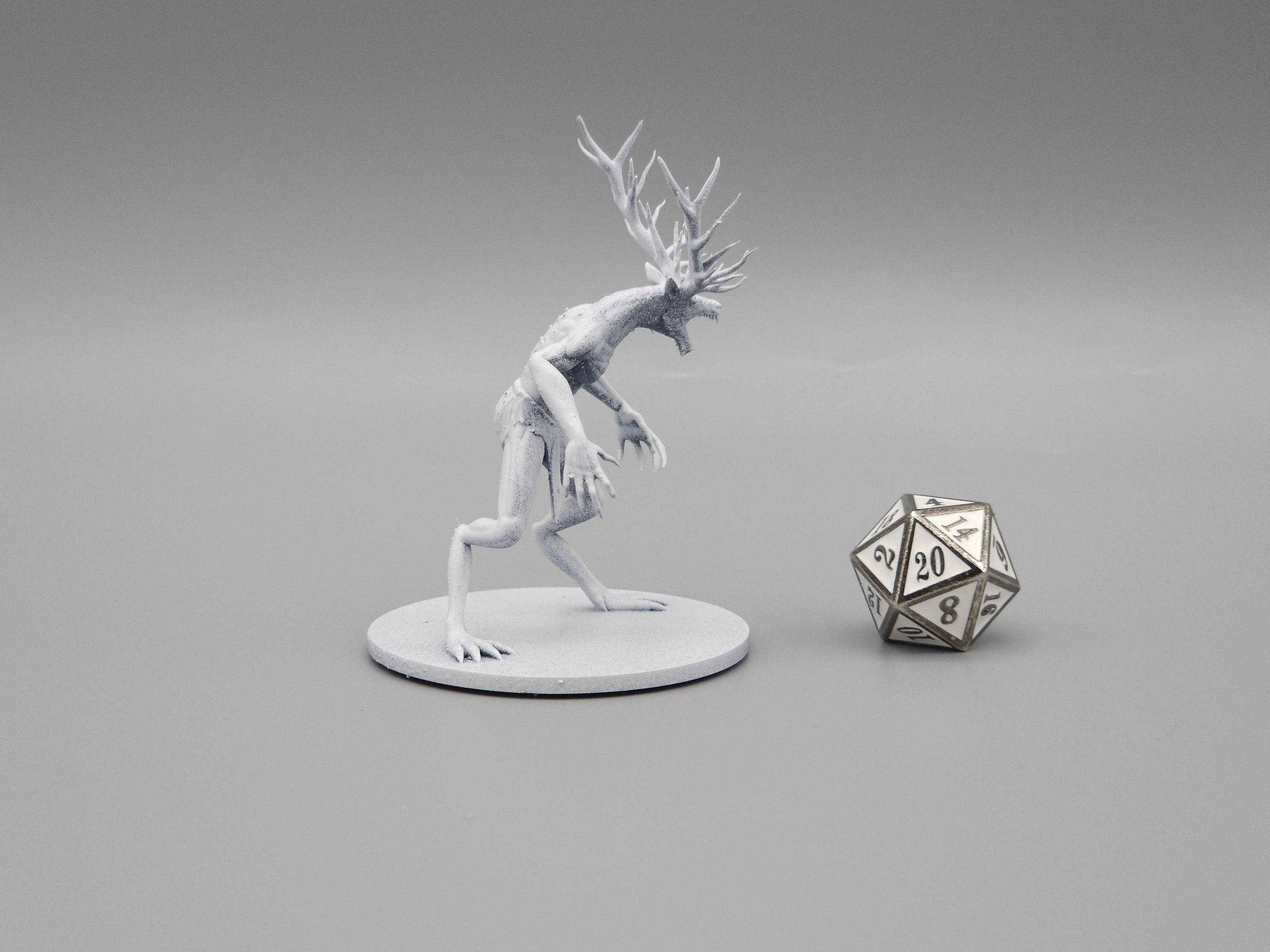 BEHOLD! A Winter Horror Miniature! Hand Painted or Primed - D&D / TTRPG ...