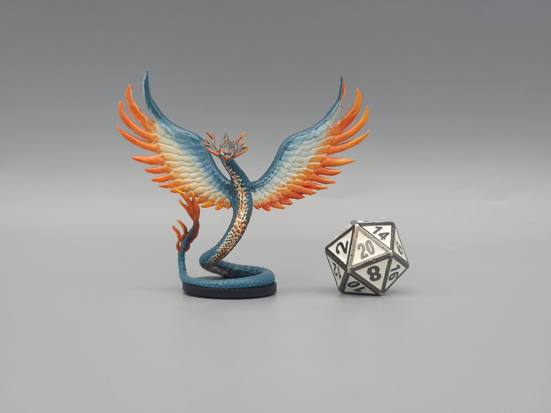 BEHOLD! A Couatl Miniature! Hand Painted or Primed - D&D / TTRPG Minis ...