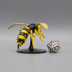 BEHOLD! A Giant Wasp Miniature! Hand Painted or Primed - D&D / TTRPG ...