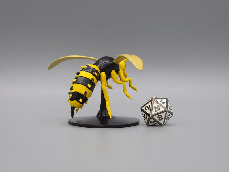 BEHOLD A Giant Wasp Miniature Hand Painted or Primed D&D / - Etsy
