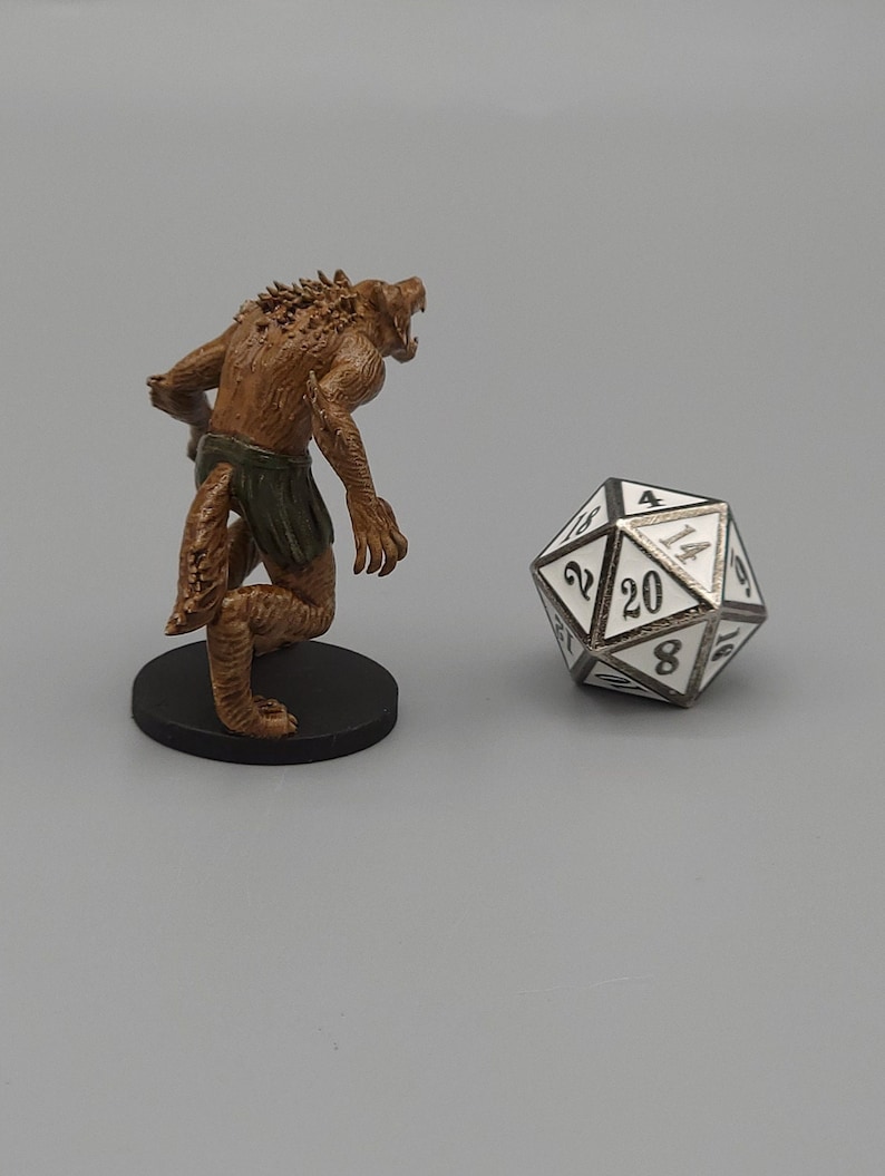BEHOLD A Werewolf Miniature Hand Painted or Primed D&D / - Etsy