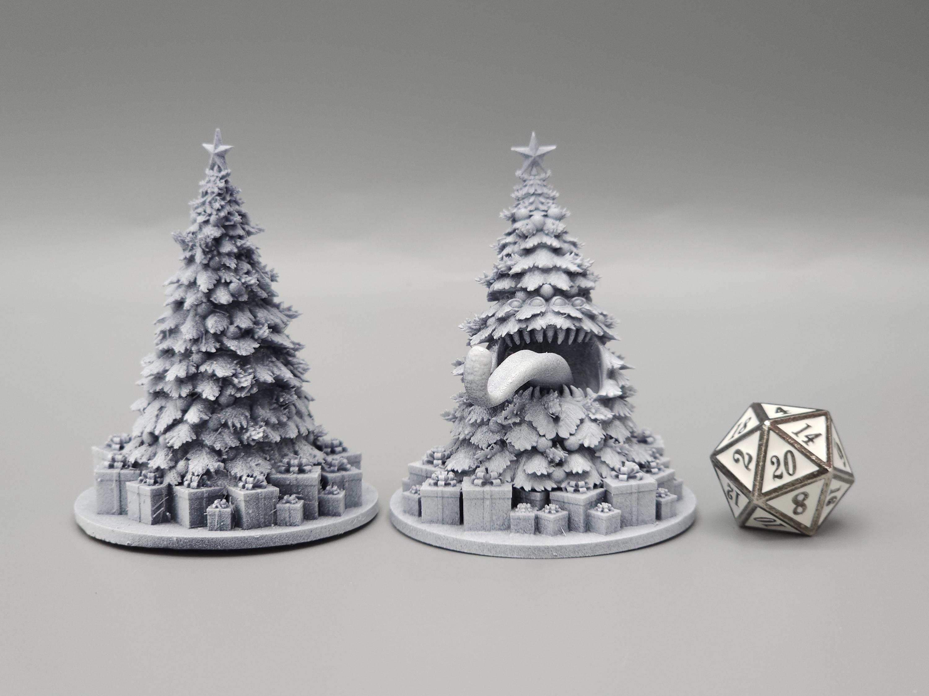 BEHOLD! Mimic Christmas Tree Miniature! Hand Painted or Primed - D&D ...