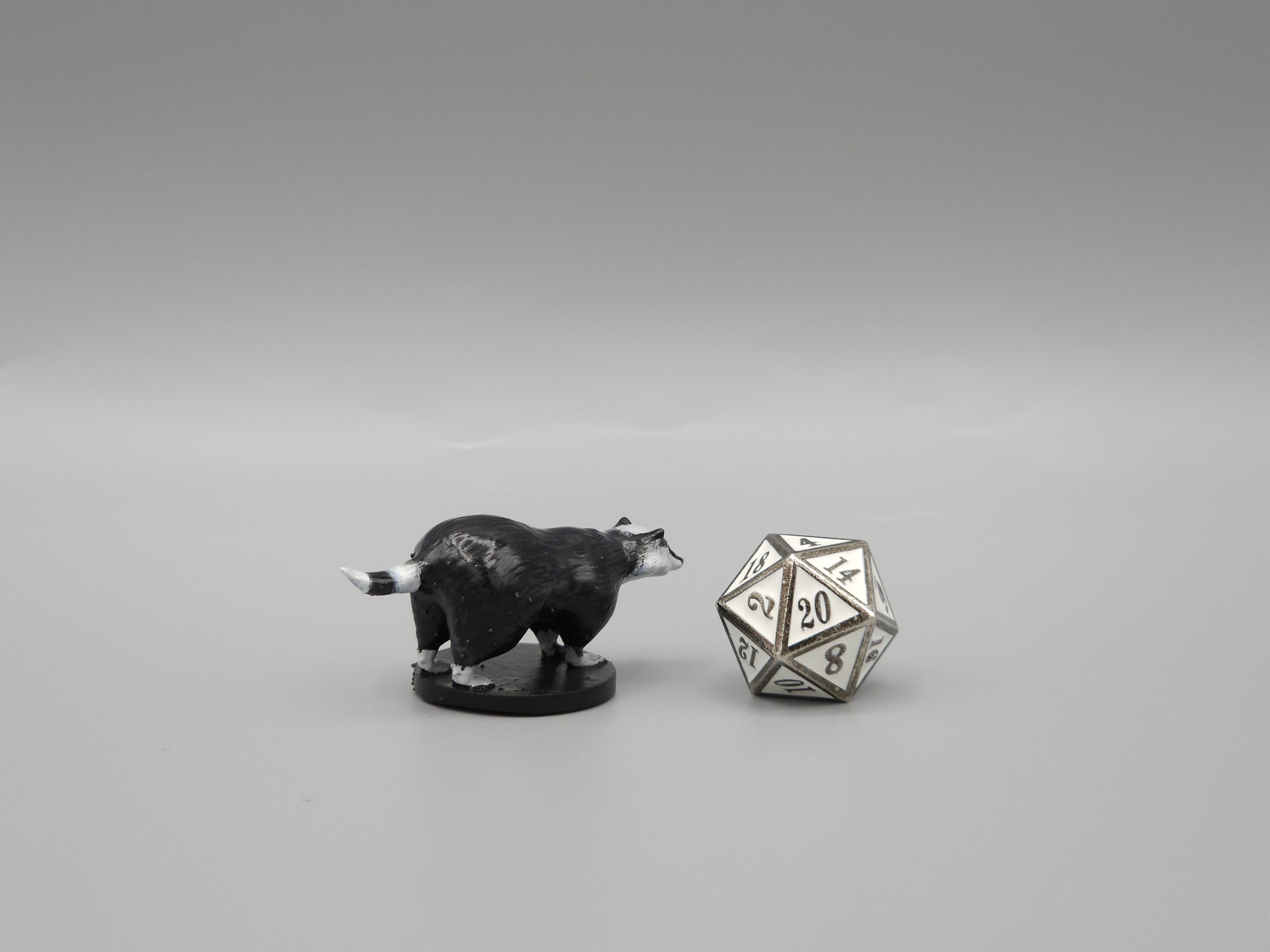 BEHOLD! A Giant Badger Miniature! Hand Painted or Primed - D&D / TTRPG ...