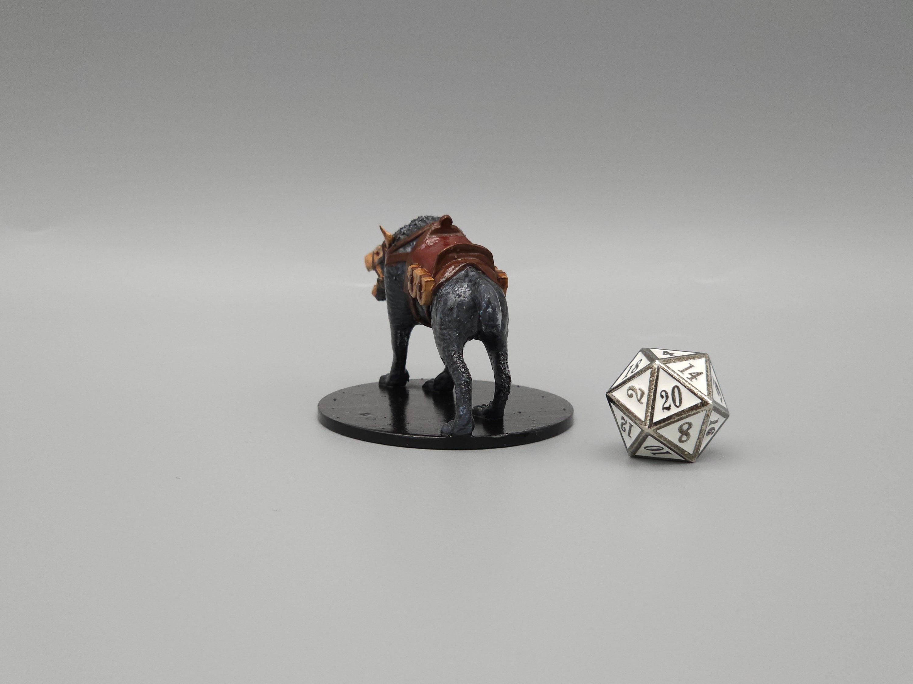 BEHOLD! A Worg Mount Miniature! Hand Painted or Primed - D&D / TTRPG ...