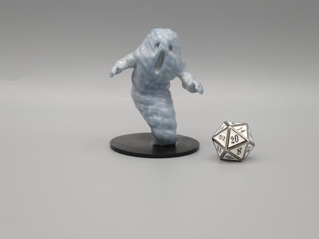 BEHOLD! an Air Elemental Miniature! Hand Painted or Primed - D&D ...