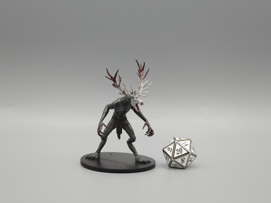 BEHOLD! A Winter Horror Miniature! Hand Painted or Primed - D&D / TTRPG ...