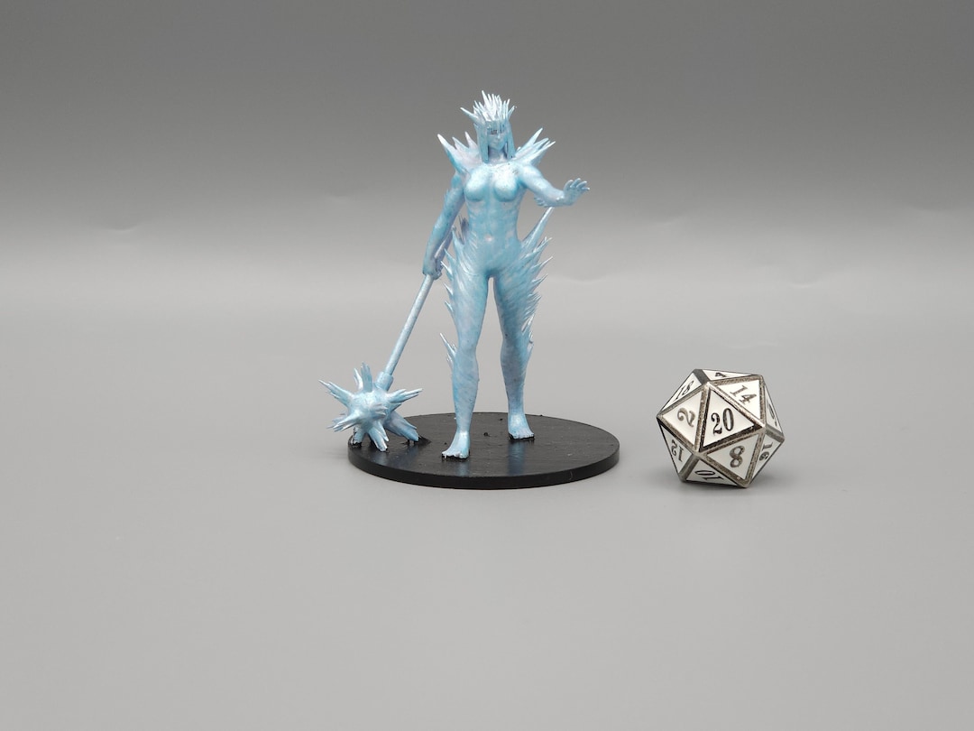 BEHOLD! Auril the Frost Maiden 2nd Form Miniature! Hand Painted or ...