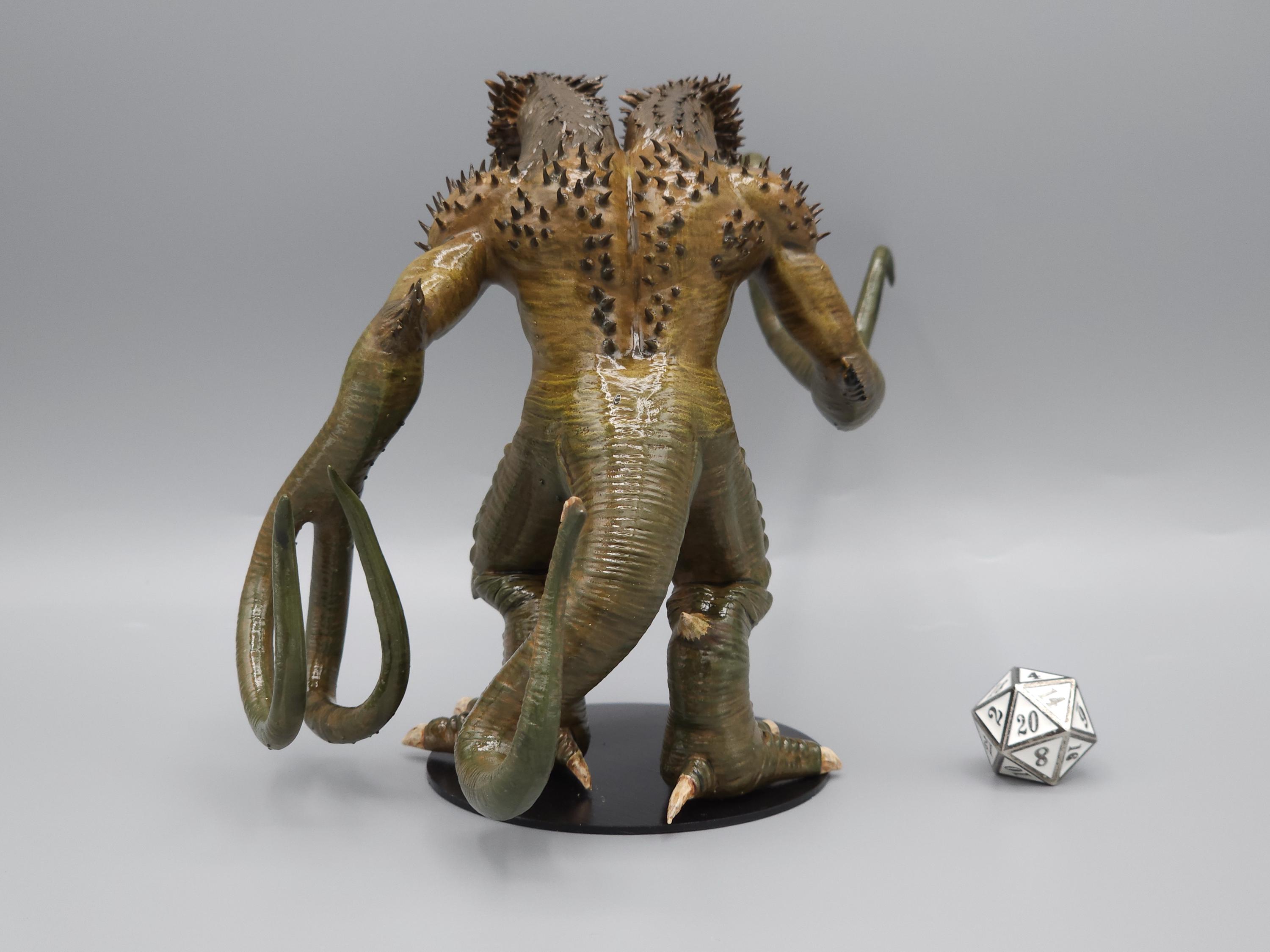 BEHOLD! the Demogorgon Miniature! Hand Painted or Primed - D&D / TTRPG ...