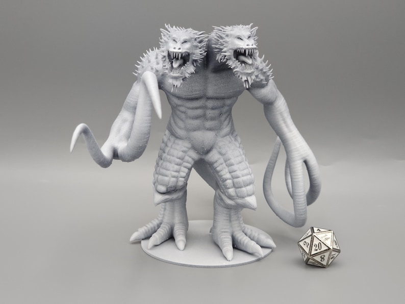 BEHOLD! the Demogorgon Miniature! Hand Painted or Primed - D&D / TTRPG ...