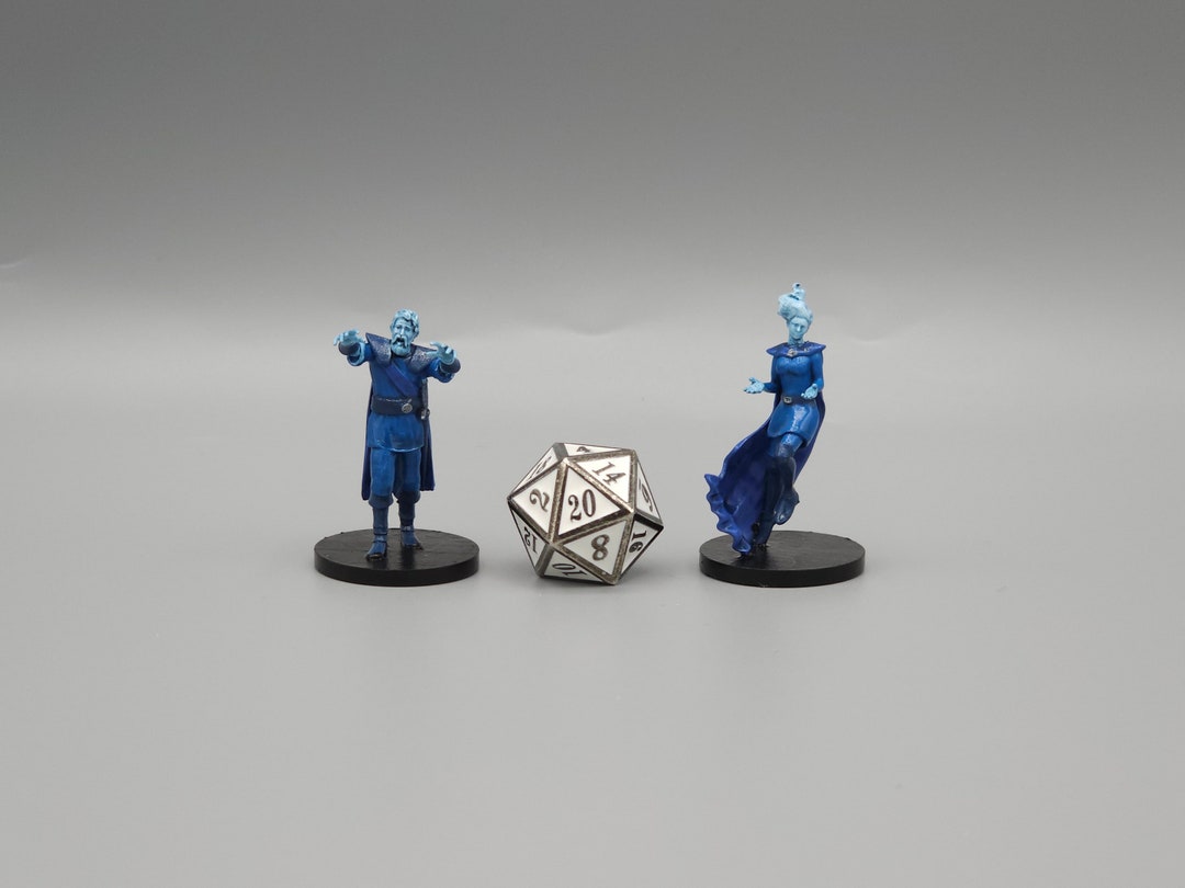 BEHOLD! A Ghost Miniature! Hand Painted or Primed - D&D / TTRPG Minis ...