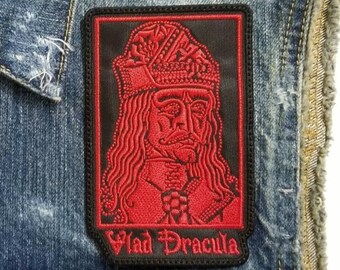 Vlad Dracula, Vlad Tepes Coffin Shaped Embroidered Back Patch - Etsy