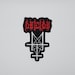 Deicide Red Cross Logo Shaped Border Embroidered Patch - Etsy