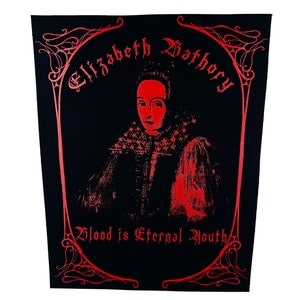 Elizabeth Bathory Screen Printed Back Patch - Etsy