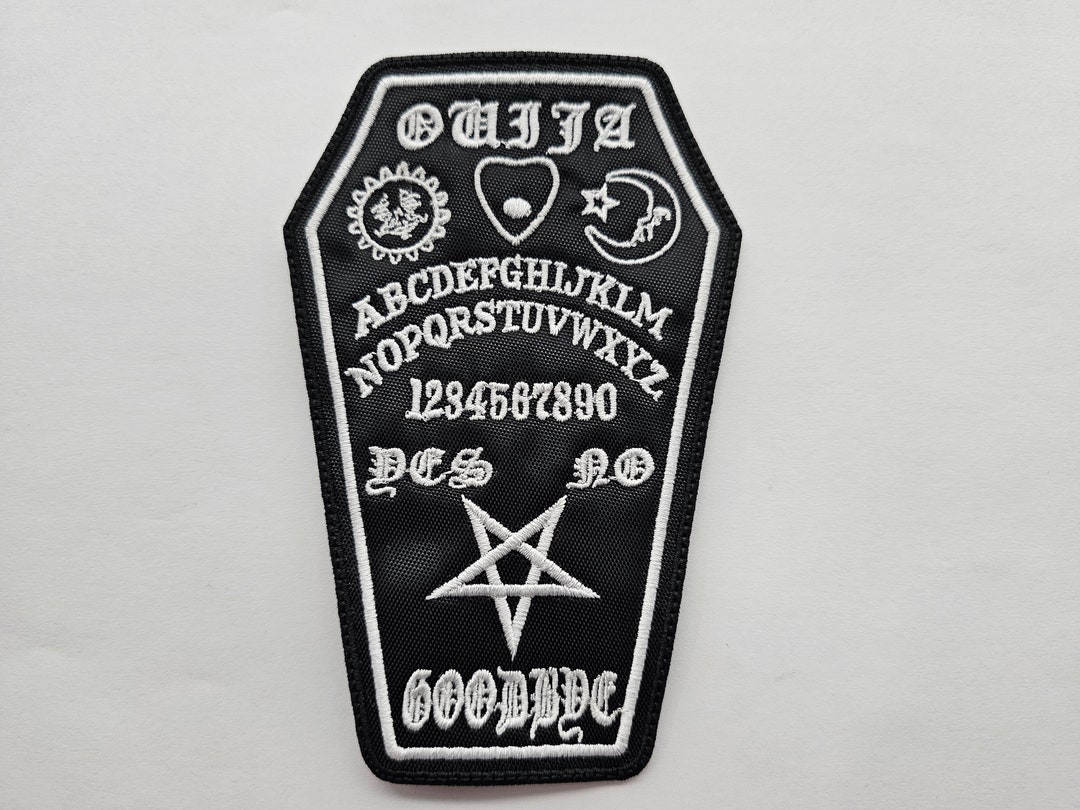 Ouija Board Coffin | Embroidered Patch - Etsy