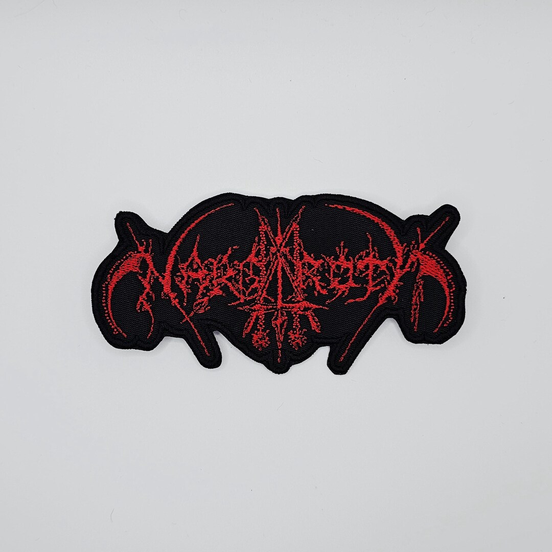 Nargaroth Red Logo Shaped Border Embroidered Patch - Etsy