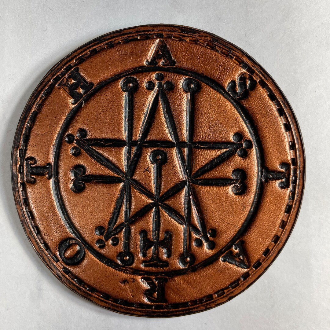 Handmade Astaroth Sigil 100% Genuine Leather - Etsy